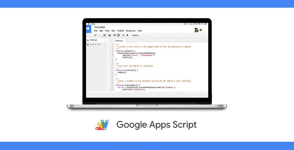 What is the purpose of Google Apps Scripts? - power2Cloud blog